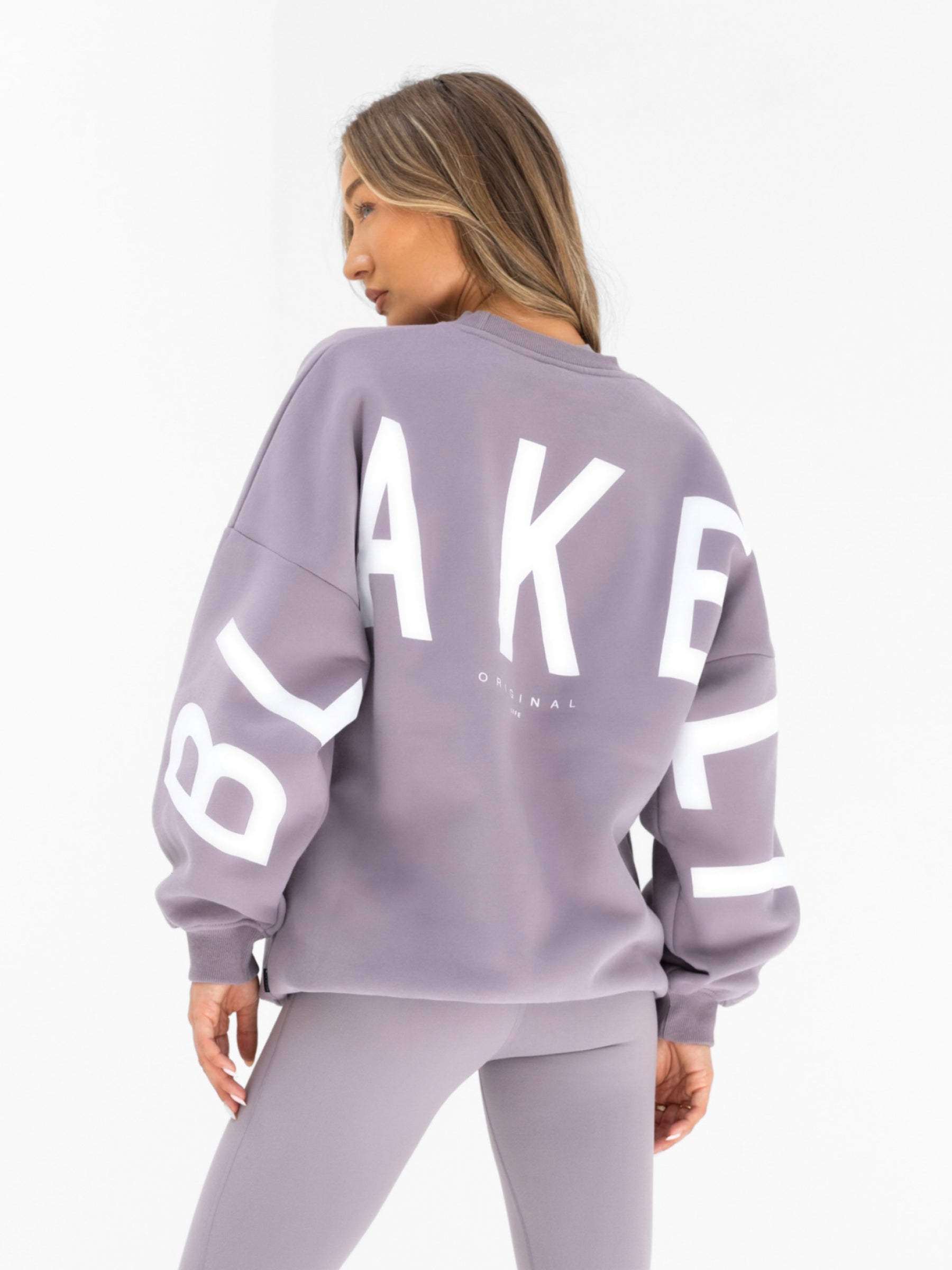 Buy Blakely Womens Soft Purple Isabel Oversized Jumper | Free delivery ...