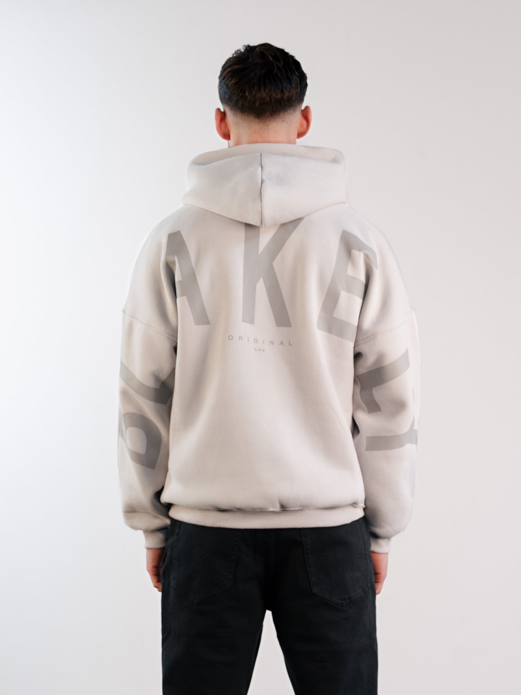 Buy Blakely Stone Tonal Idris Oversized Hoodie | Free delivery on ...
