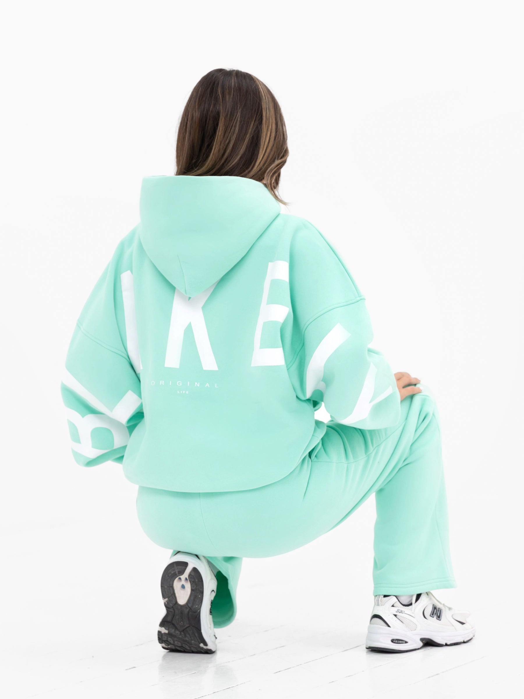 Buy Blakely Bright Mint Isabel Oversized Hoodie | Free delivery on ...