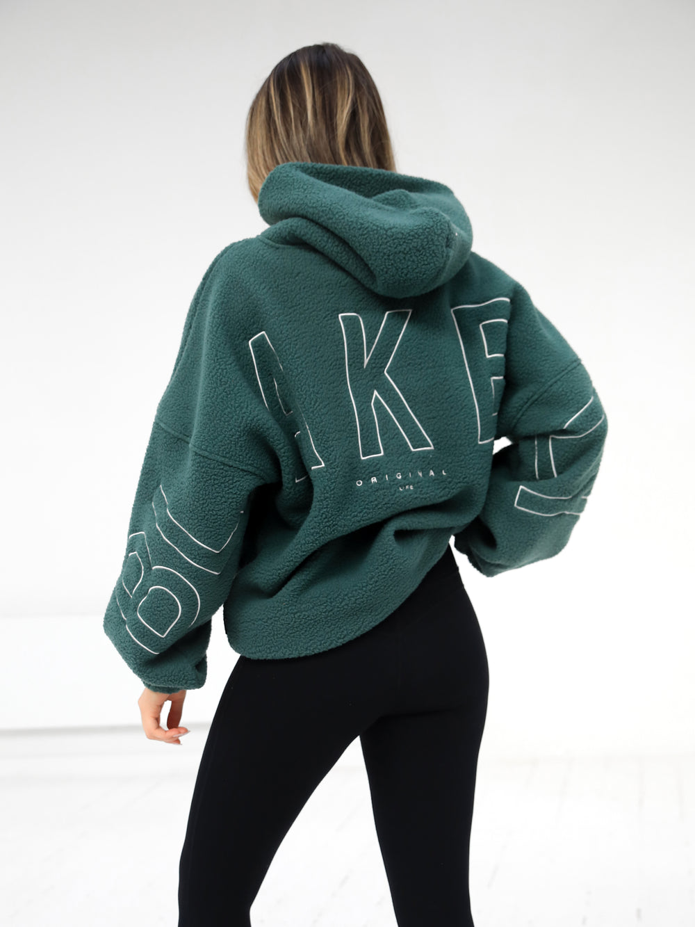 Buy Blakely Borg Isabel Oversized Green Hoodie | Free standard delivery over 99€* – Blakely ...