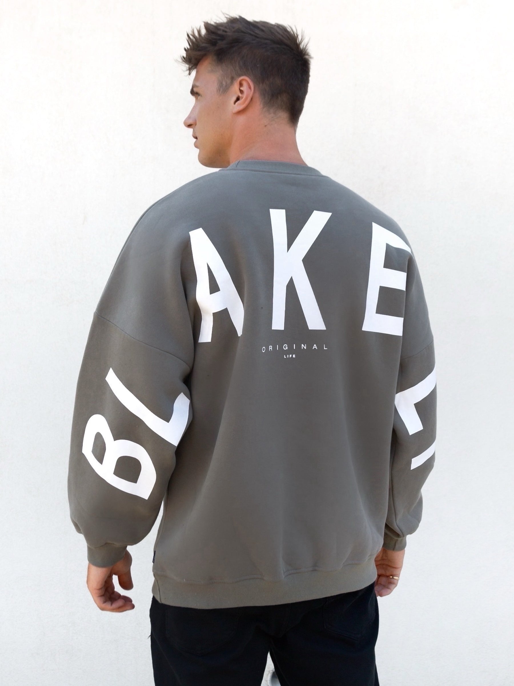 Buy Blakely Safari Green Idris Oversized Jumper | Free delivery on all ...