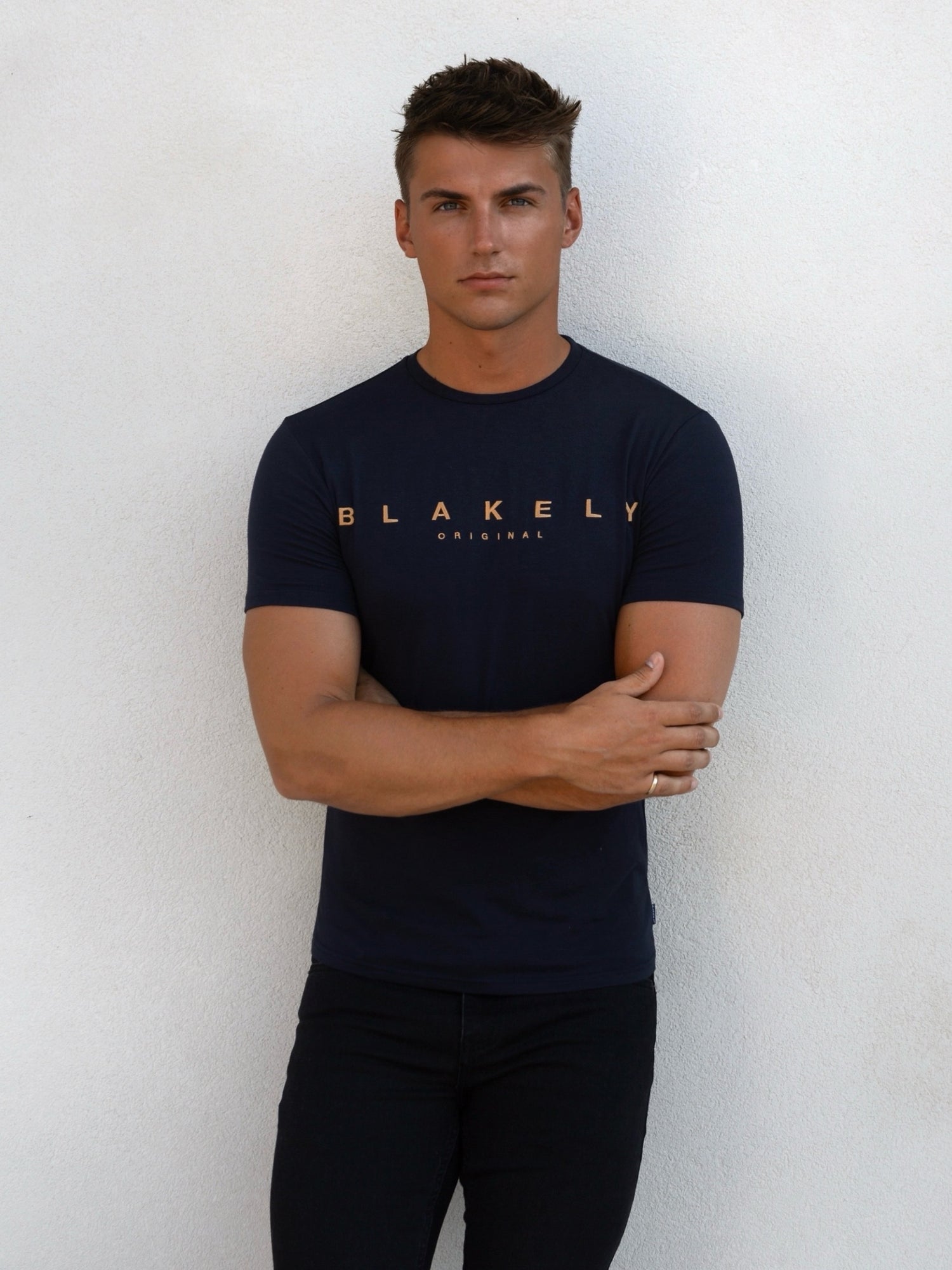 Buy Blakely Imola Navy T-Shirt | Free standard delivery over 99 ...