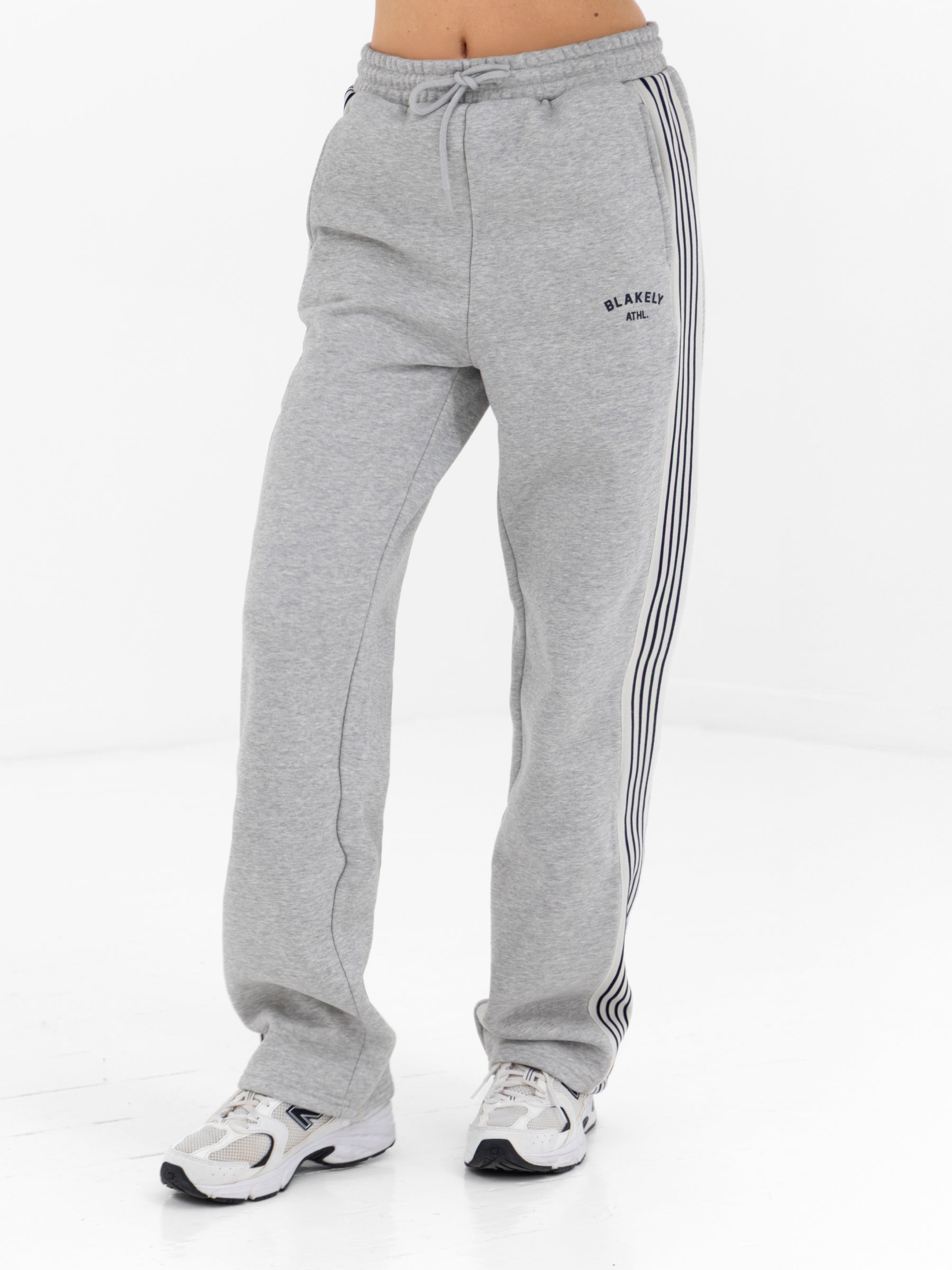 Buy Blakely Womens Marl Grey Immani Wide Leg Sweatpants | Free delivery ...