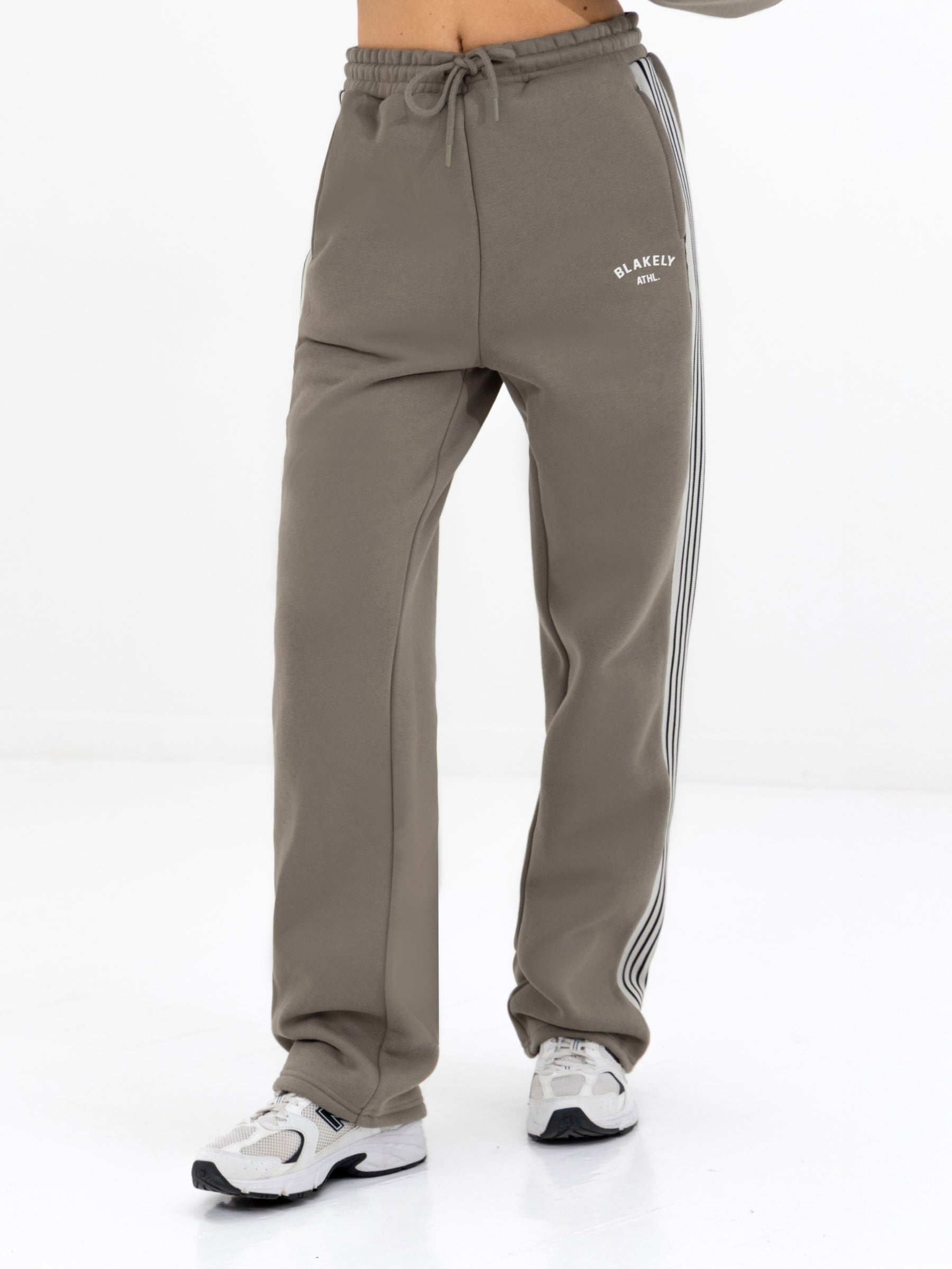 Buy Blakely Womens Safari Green Immani Wide Leg Sweatpants | Free ...