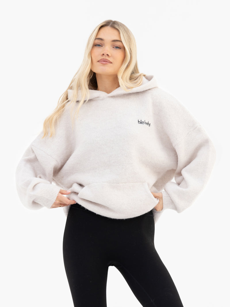 Blakely Damen-Strickhoodie „Marley“ in Mergelweiß (Übergröße) kaufen ...