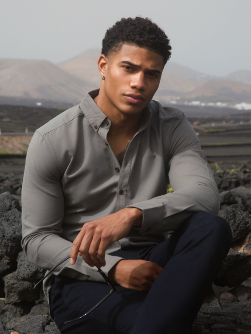 Buy Blakely Anderson Safari Green Fitted Shirt | Free delivery on all ...