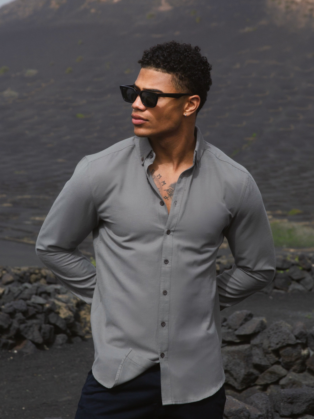 Buy Blakely Anderson Safari Green Fitted Shirt | Free delivery on all ...
