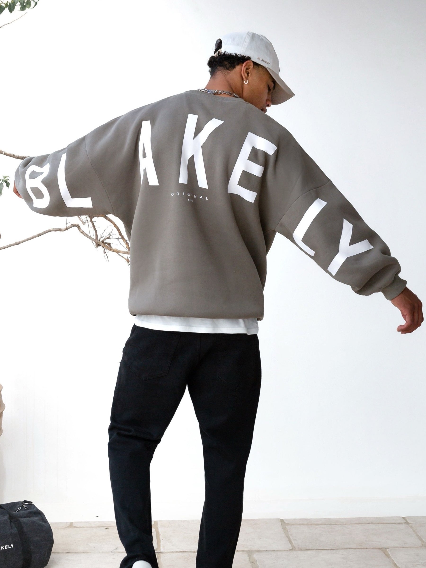 Buy Blakely Safari Green Idris Oversized Jumper | Free delivery on all ...