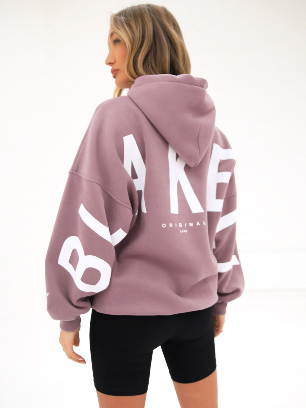 Buy Blakely Dusty Pink Isabel Oversized Hoodie | Free standard delivery ...