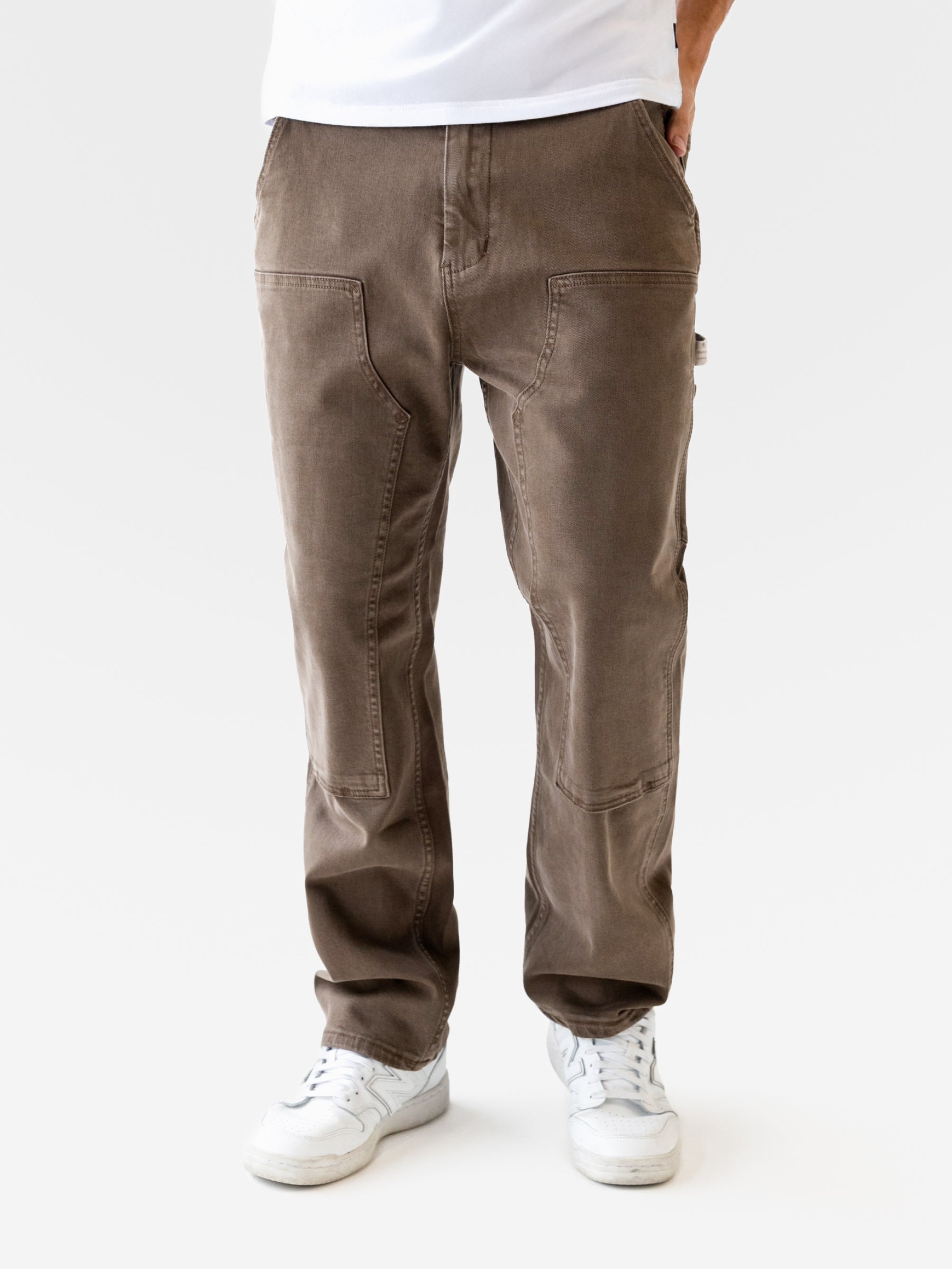 Buy Blakely Mens Brown Vol.21 Panel Jeans | Free delivery on orders ...